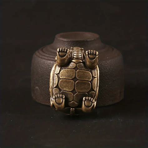 Brass Dragon Turtle Statue Feng Shui Wealth Prosperity Temu