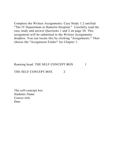 Complete The Two Essay Assignments Noted Below Review The Docx