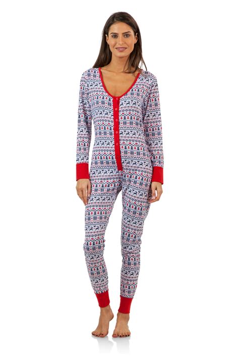 Bhpj By Bedhead Pajamas Womens Soft Knit Button Front One Piece Pajama