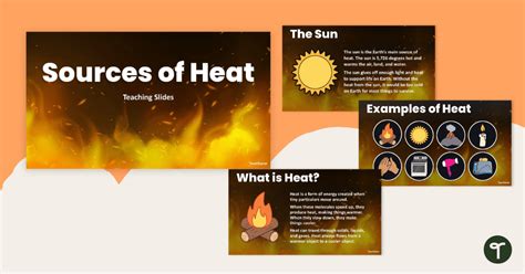 Sources Of Heat Teaching Slides Teach Starter