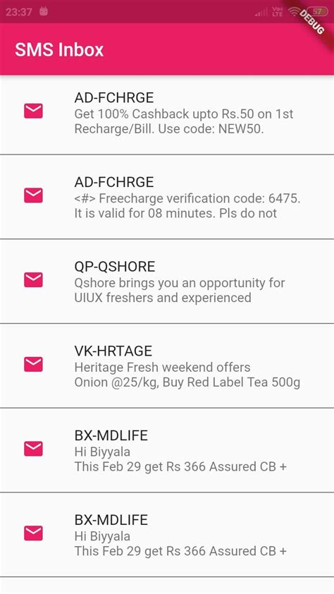 Read Sms In Flutter With Sms Retriever Rflutterdev