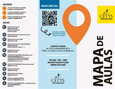 Mapa De Aulas Cetys Universidad On Behance