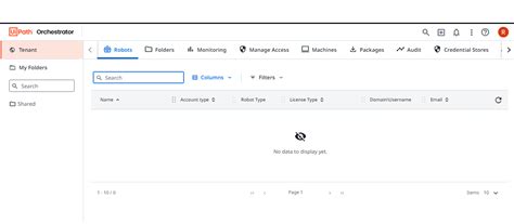 Unable To Create A Robot In Orchestrator Version 2022107 Robot