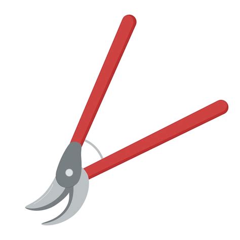 Premium Vector Garden Hand Pruners Pruning Scissors Secateurs