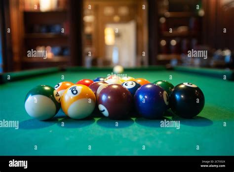 Rack Pool Balls Set Up Hi Res Stock Photography And Images Alamy