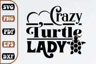 Crazy Turtle Lady Svg Design Graphic By Belysvgbundlefiles Creative Fabrica