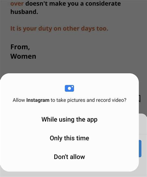 App Permission Popup Window Not Aligned Samsung Members