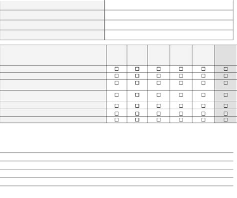Course Evaluation Form In Word And Pdf Formats