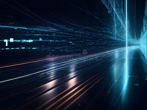 Abstract Digital Background For Tech Envision A World Driven By Binary