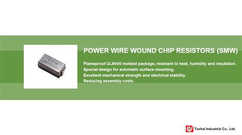 Chip Resistor Tachai Industrial Co Ltd