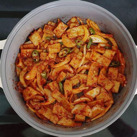 매운 어묵볶음 레시피