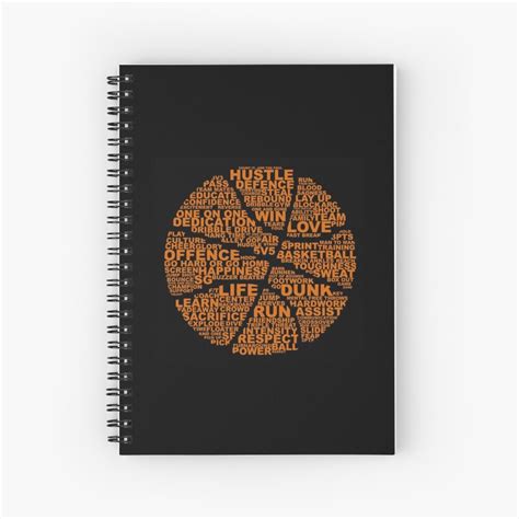 Slam Dunk Notebook The Philosophy Of Basketball Spiral Notebook