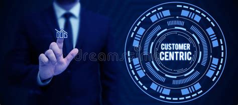 Handwriting Text Customer Centric Business Overview Process Of Looking After Customers To