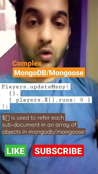 Mongoosemongodb Update Field Within An Array Field Of Objects Youtube