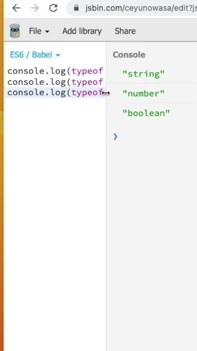 How To Use Typeof In Javascript Shorts Youtube