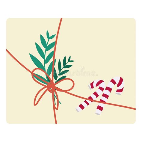 Top View Of An Isolated Christmas Present Vector Stock Vector Illustration Of Color Wrap