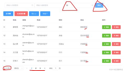 基于springbootvueelementuimybatis前后端分离管理系统超详细教程（五）——多条件搜索并分页展示vueelementuispringboot前后端分离 分页