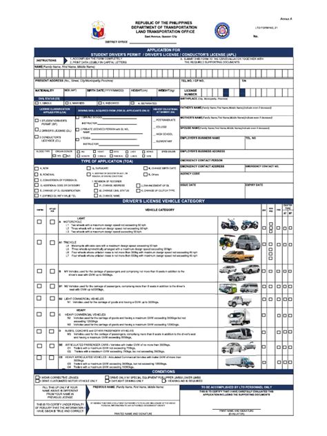 Lto Form Pdf