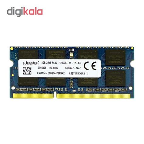 قیمت و خرید رم لپ تاپ کینگستون مدل Ddr3 Pc3l 12800s Mhz ظرفیت 8 گیگابایت