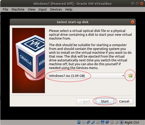 install windows 7 virtual machine in virtualbox