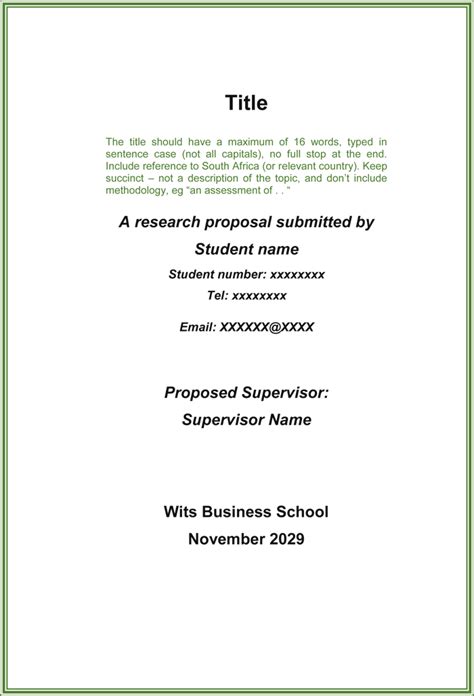 9 Free Research Proposal Templates With Examples