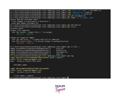 What Is Git Resetting Scaler Topics