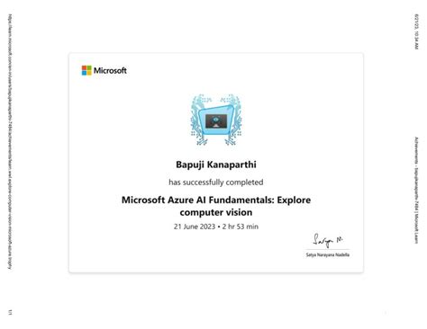 Bapuji Kanaparthi On Linkedin Machinelearning Ai Azure Microsoft Computervision Cognitive
