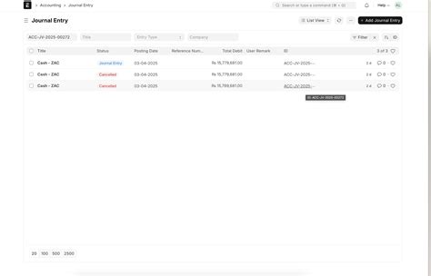 Duplicate Entry Error While Creating A Jv Erpnext Frappe Forum