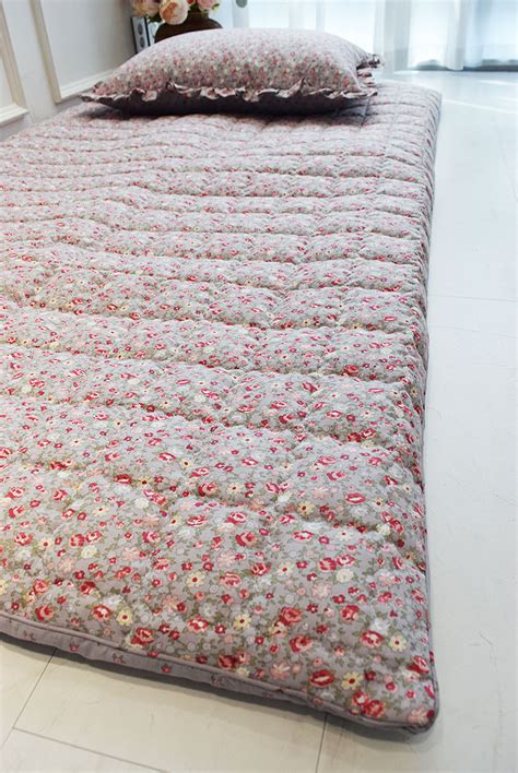 [데이지 바닥요 요매트 두꺼운 요패드 싱글 더블 퀸 바닥 까는 이불 3단요 접이식 요솜세트]