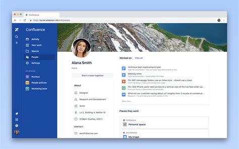 Teams And People Profiles In Confluence Work Life By Atlassian