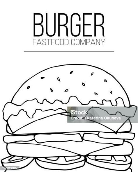 벡터 패스트 푸드 전단지 템플릿입니다 디자인 및 웹을 위한 길거리 음식 카드 일러스트레이션 개성 개념에 대한 스톡 벡터 아트 및 기타 이미지 Istock