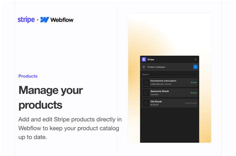 Stripe App Webflow Apps And Integrations