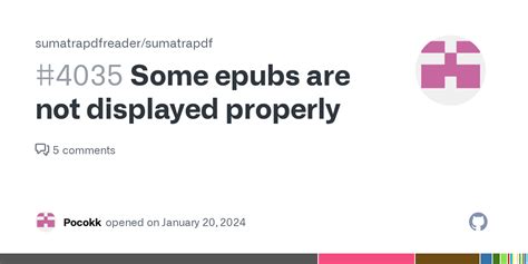 Some Epubs Are Not Displayed Properly · Issue 4035 · Sumatrapdfreader