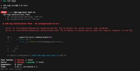 【aws Cdk】cdk Nagのテストをgithub Actionsに追加して、セキュリティチェックを自動化する Developersio