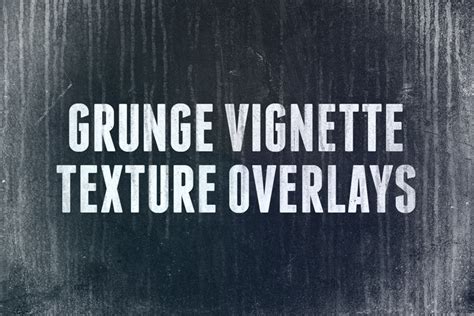 Grunge Vignette Texture Overlays 1 Design Panoply