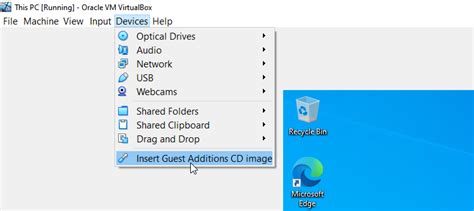 How To Install Virtualbox Guest Additions In Windows 10