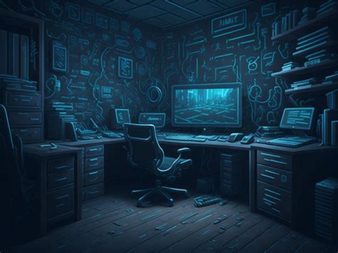 Premium Ai Image Technology Related Background