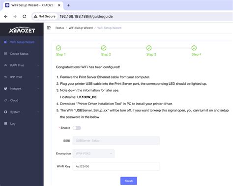 Step1 How To Configure Print Server To Connect To The Local Network Xiiaozet