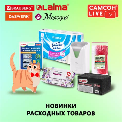 САМСОН LIVE: хозяйственно-бытовые и гигиенические товары