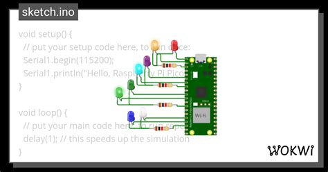 Christmaslights Wokwi Esp32 Stm32 Arduino Simulator