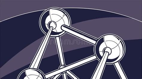 Molecule Structure Abstract Science And Molecular Design Art Vector Design Generative Ai Stock