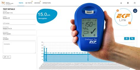 EKF Introduces Hand Held Hemoglobin Analyzer With Secure POC Connectivity Clinical Laboratory Int