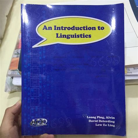 Linguistics Textbook Hobbies And Toys Books And Magazines Textbooks On
