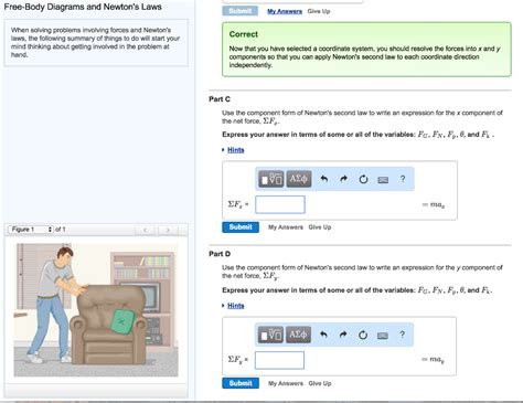 Solved When Solving Problems Involving Forces And Newton S Chegg Com