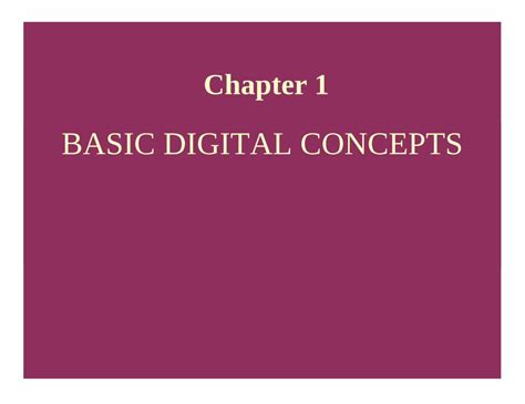 PDF Digital Design Analog Vs Digital Circuits PDFSLIDE NET