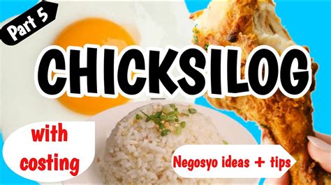 Chicksilog Silog Business Idea Part 5 Rgc Kitchen Youtube