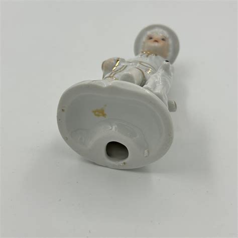 Статуэтка Мальчик на прогулке с собакой фарфор бисквит роспись золочение Тайвань 1970