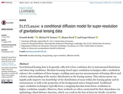 Machinelearning Astrophysics Diffusionmodels Superresolution Ml4sci Gsoc Uf Mit Ua