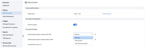 Bitlocker Policy Creation Manageengine Endpoint Central