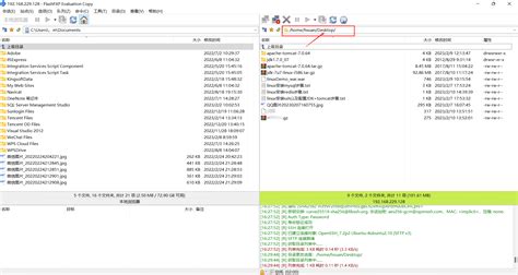 vmware虚拟机安装linux系统 使用flashfxp传输文件 flashfxp for linux csdn博客